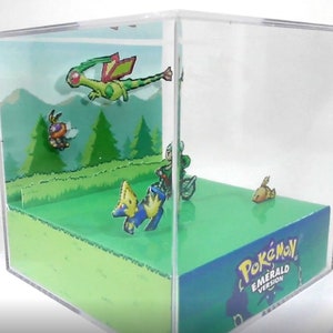 Pokemon Emerald - DIY Cube Diorama Template GBA - Etsy