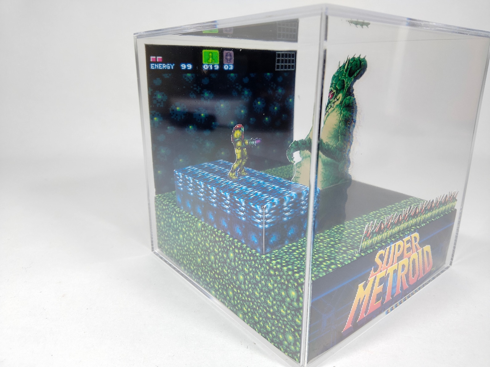 Super Metroid Kraid Boss Fight PDF Papercraft Diorama - Etsy