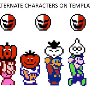 Super Mario Bros 2 - Wart Boss Battle - DIY Cube Diorama Template SMB2 ...