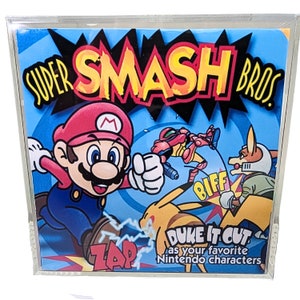 Super Smash Brothers N64 - DIY Cube Diorama Papercraft PDF Template ...