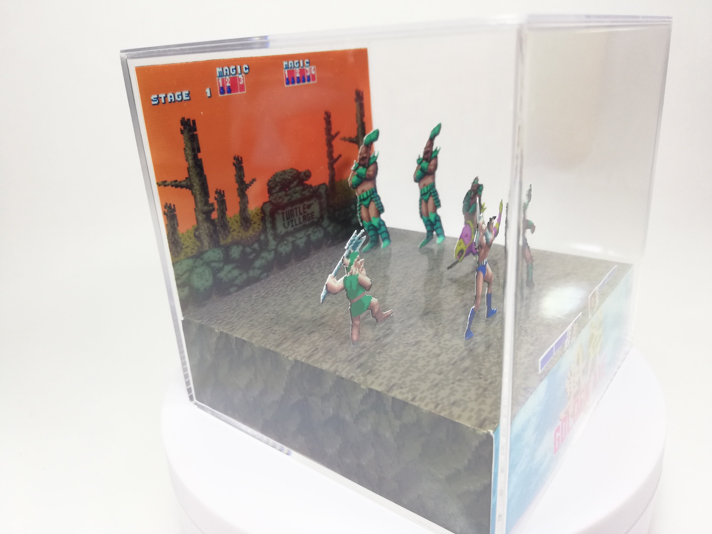 Golden Axe - DIY Papercraft Cube Diorama Template - Genesis / Megadrive ...