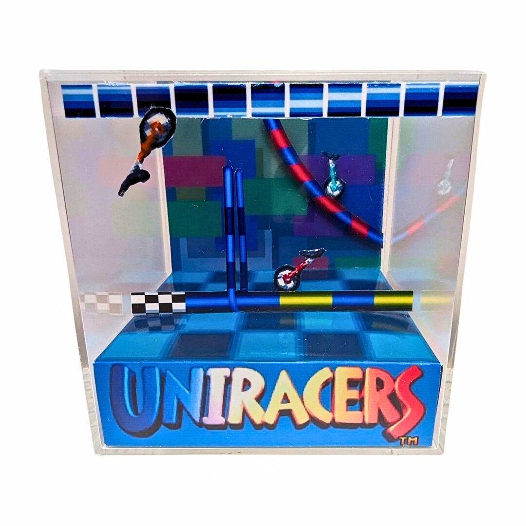 Uniracers - DIY Cube Diorama Template (PDF) - SNES - Etsy