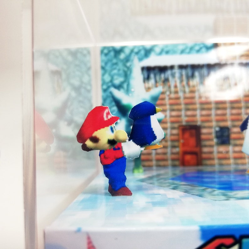 Super Mario 64 DIY Cube Diorama Template | Etsy Singapore