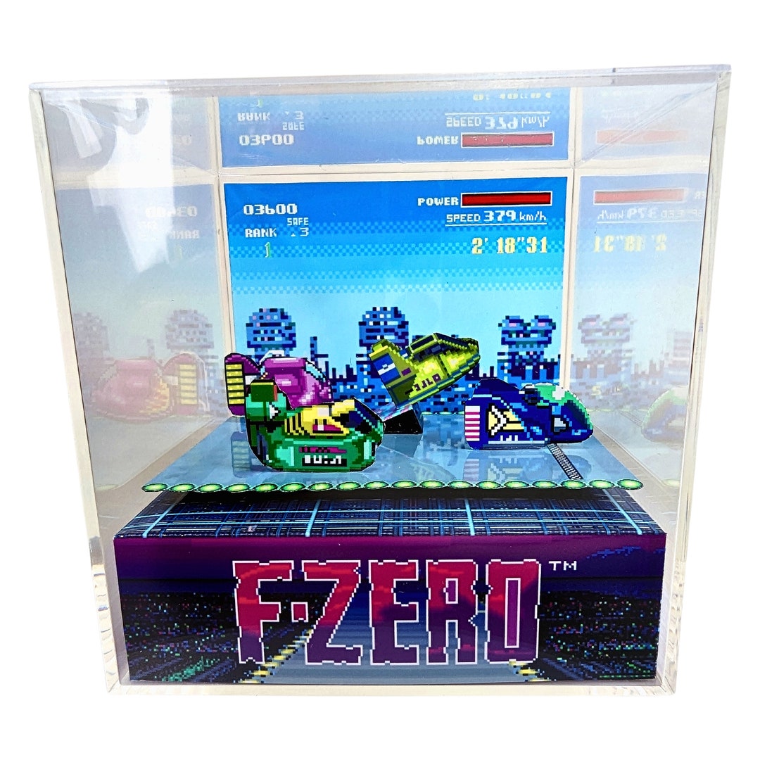 F-zero - DIY Cube Diorama Papercraft PDF Template - Etsy