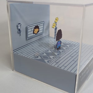 Undertale - Plantilla de diorama de cubo PDF DIY - Etsy México