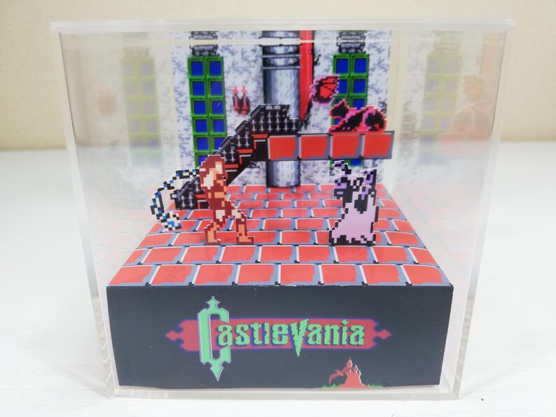 Castlevania - First Stage - DIY Papercraft PDF Template NES - Etsy