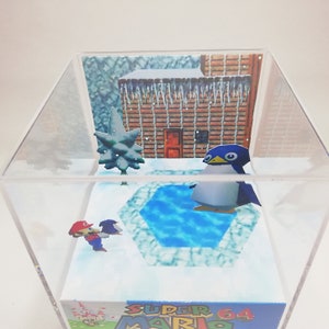 Super Mario 64 DIY Cube Diorama Template - Etsy UK