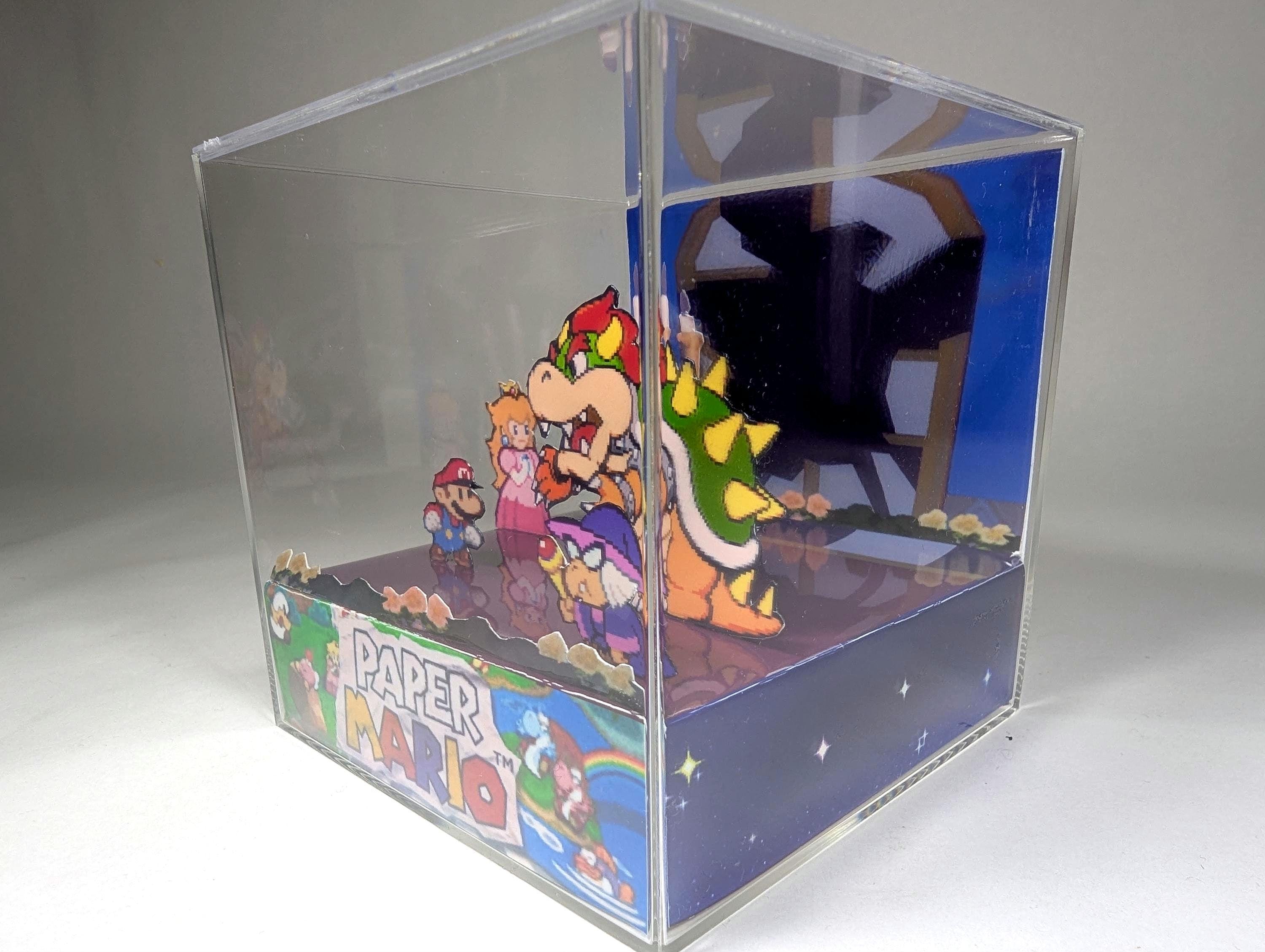 Paper Mario N64 - DIY PDF Cube Diorama Template - Etsy