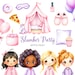 Slumber Party Clipart - Watercolor - Sleepover Clipart - Pajama Party ...