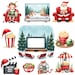 Christmas Movie Night Clipart - Watercolor - Cute Christmas Pngs ...