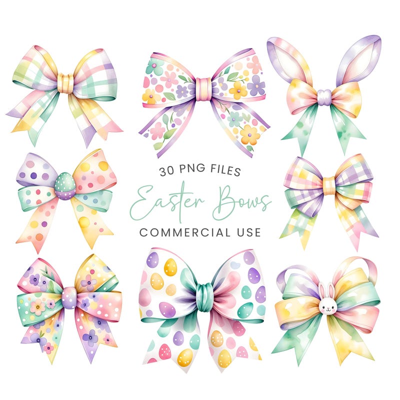 Easter Bow - Etsy