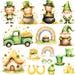 St. Patrick's Day Clipart - Watercolor - Cute Leprechaun - Saint ...