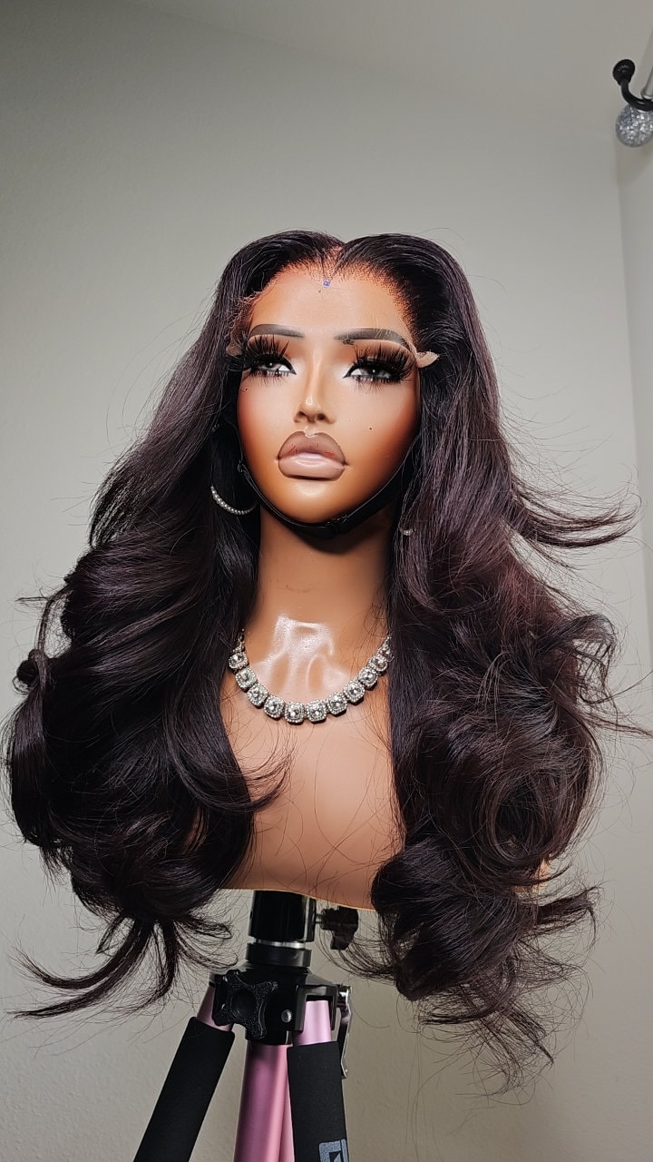 22-inch 100% Filipino Human Hair Body Wave Flawless Glueless Wig - Etsy