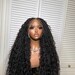 360 Full Lace Knotless Boho Box Braided With Italian Curly Human Hair ...