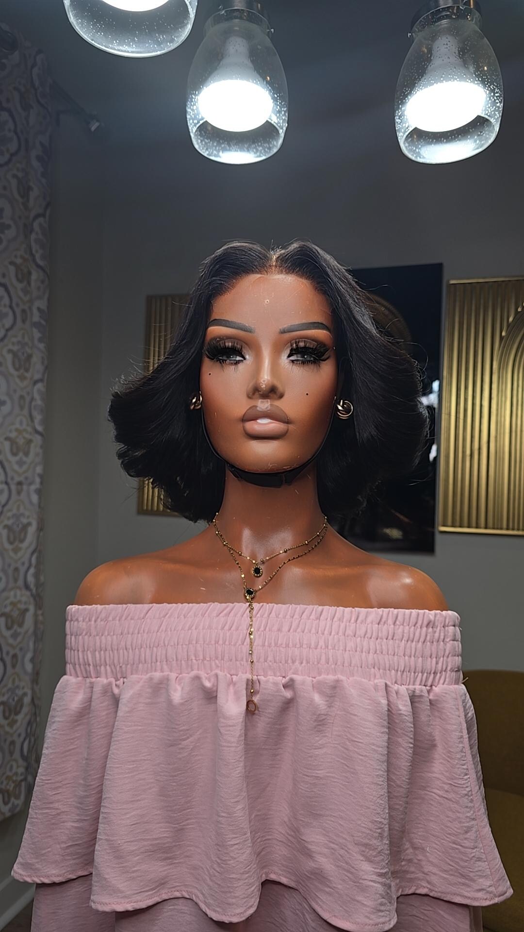 10 Inches Glueless Bob Wig 4x4 Lace Closure 100% Human Hair - Etsy