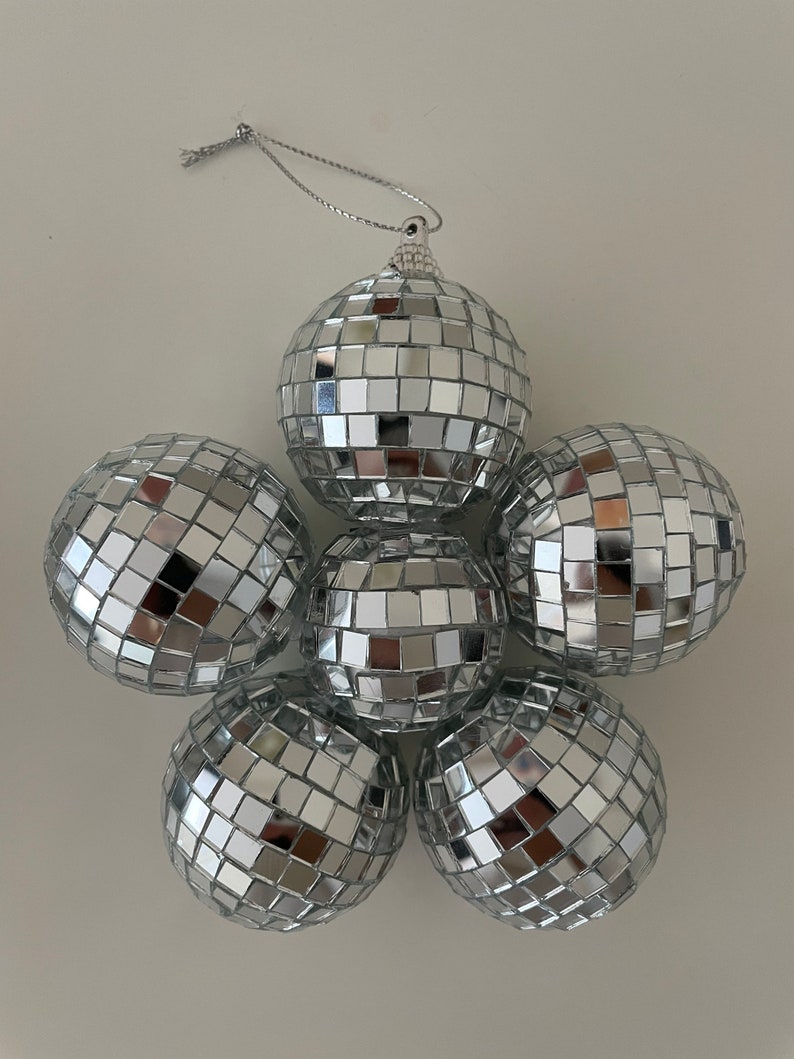 Flower Disco Ball Ornament - Etsy