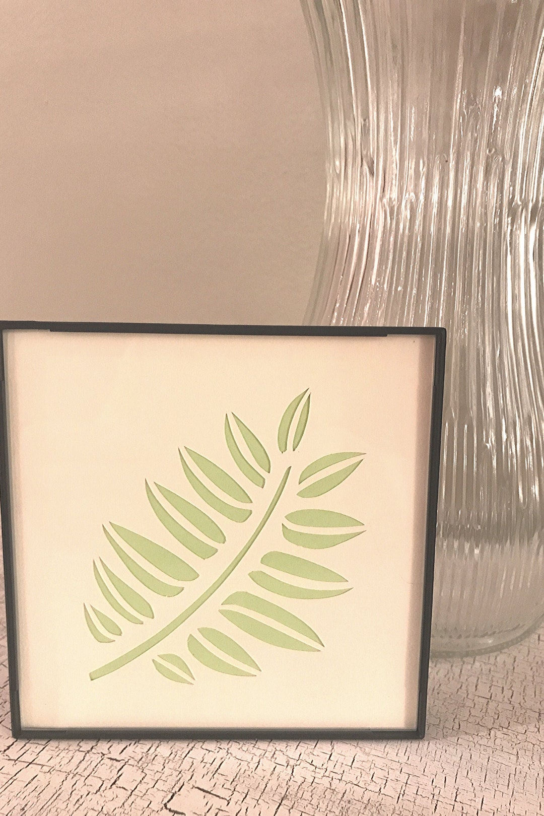 Botanical Paper Cut Art: Hand Cut, Leaf Design, Wall / Table Art ...