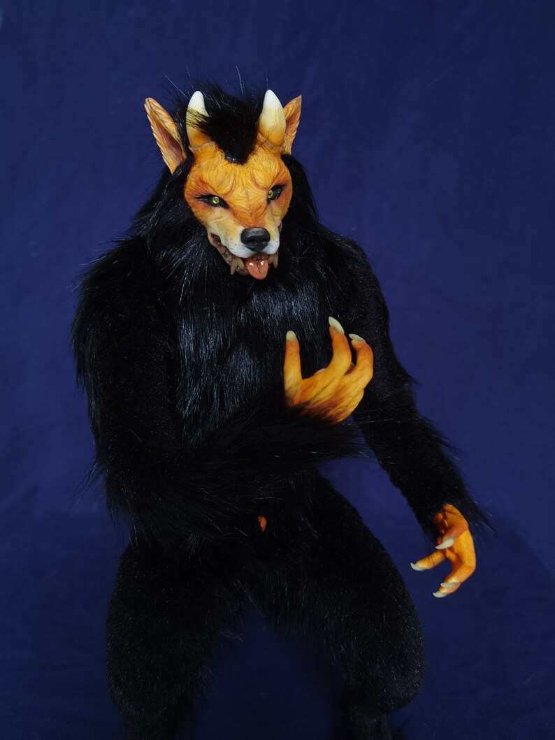 To order Werewolf figurine anatomically correct male. This is | Etsy