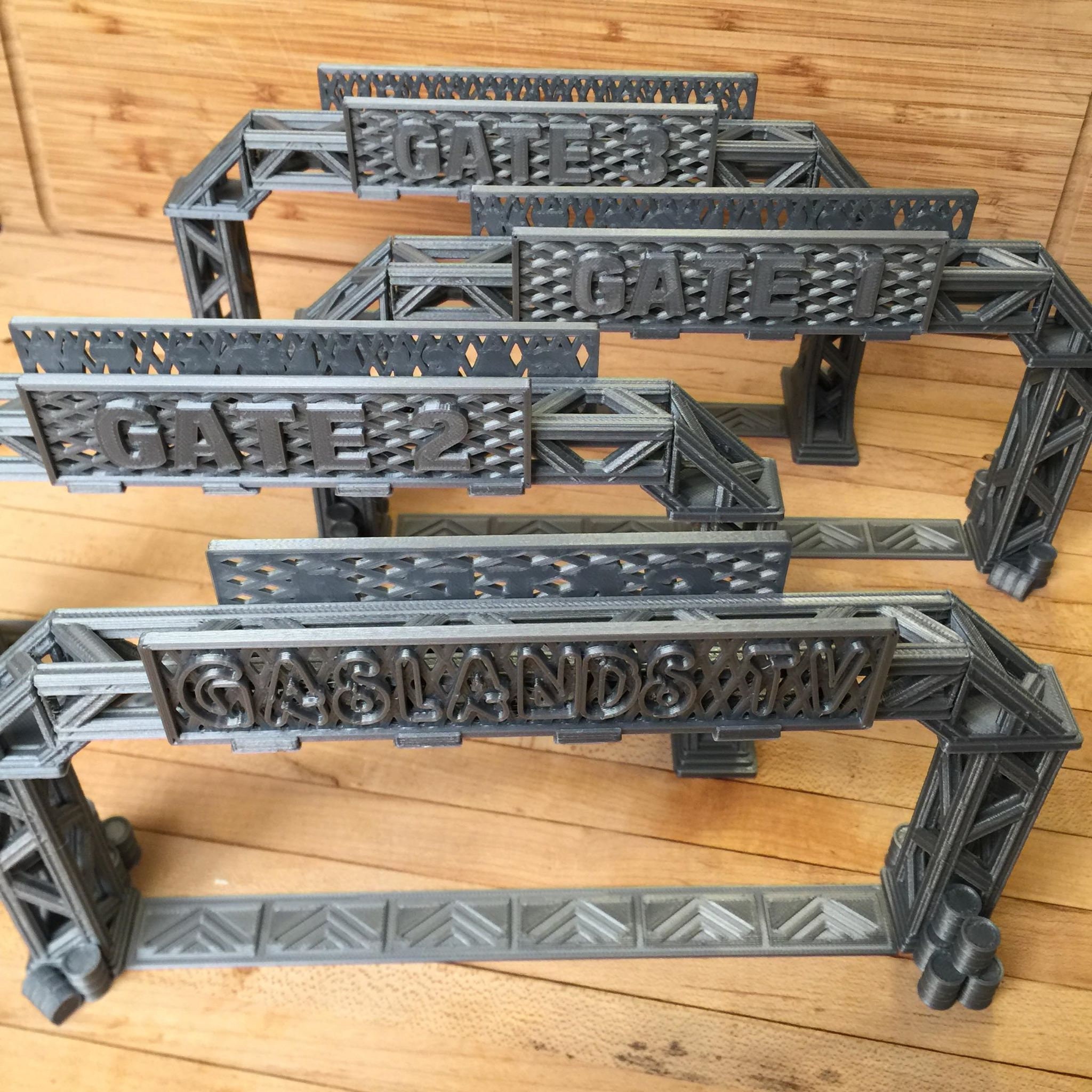Gaslands Gates Set of 4 - With Gaslands TV Logo! - Etsy