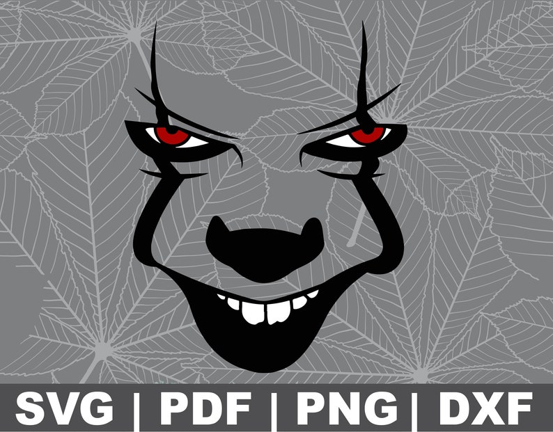 PENNYWISE 1 Svg Dxf Cricut Silhouette Cut File Instant | Etsy