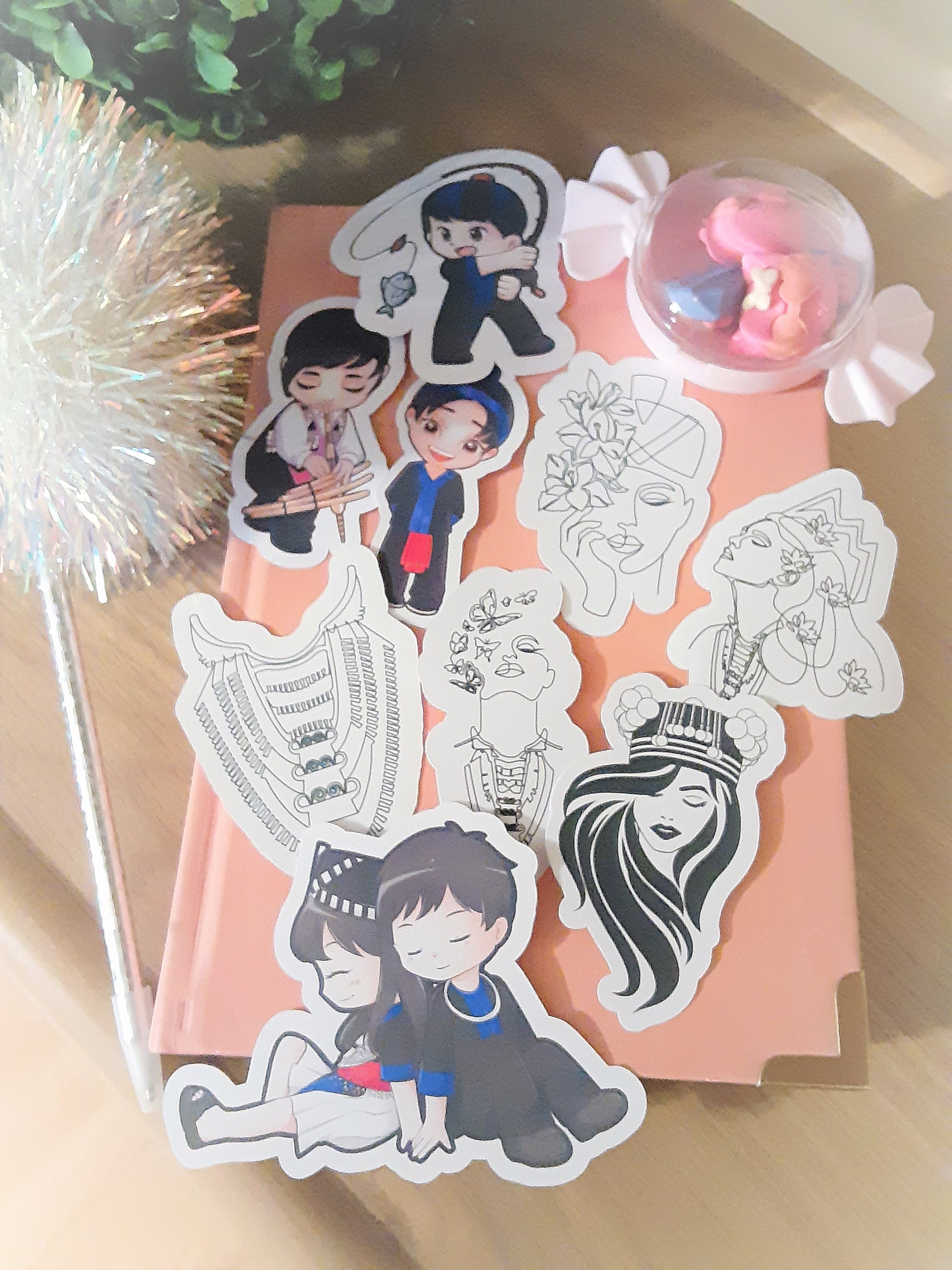 Hmong Stickers options - Etsy