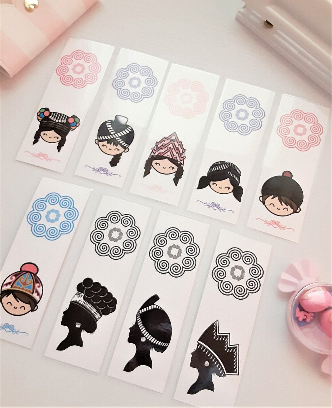 Hmong Bookmarks/laminated Bookmarks - Etsy