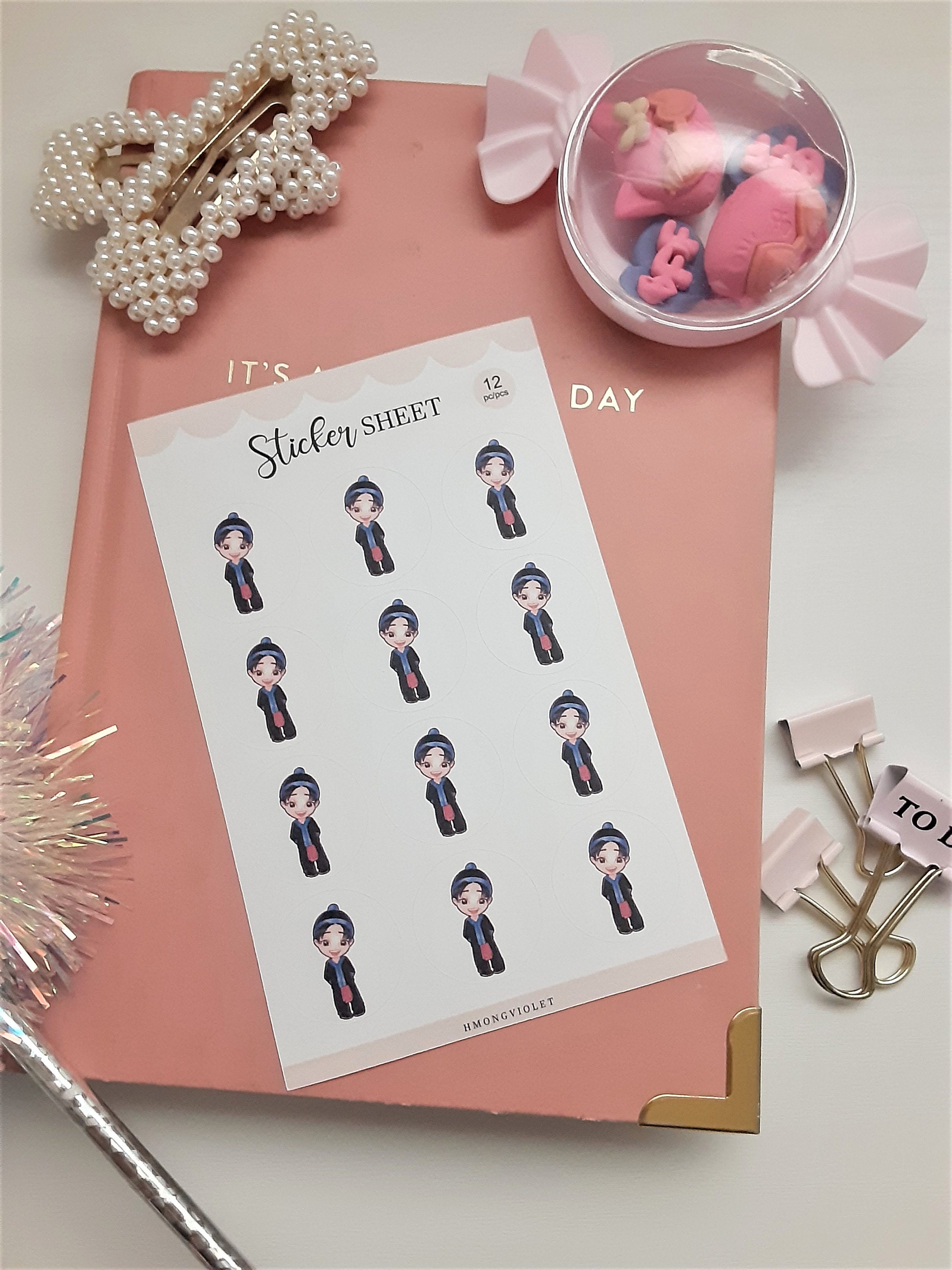 Hmong Sticker Sheets options | Etsy