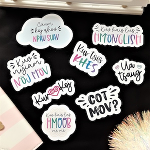 Hmong Stickers (options) - Etsy