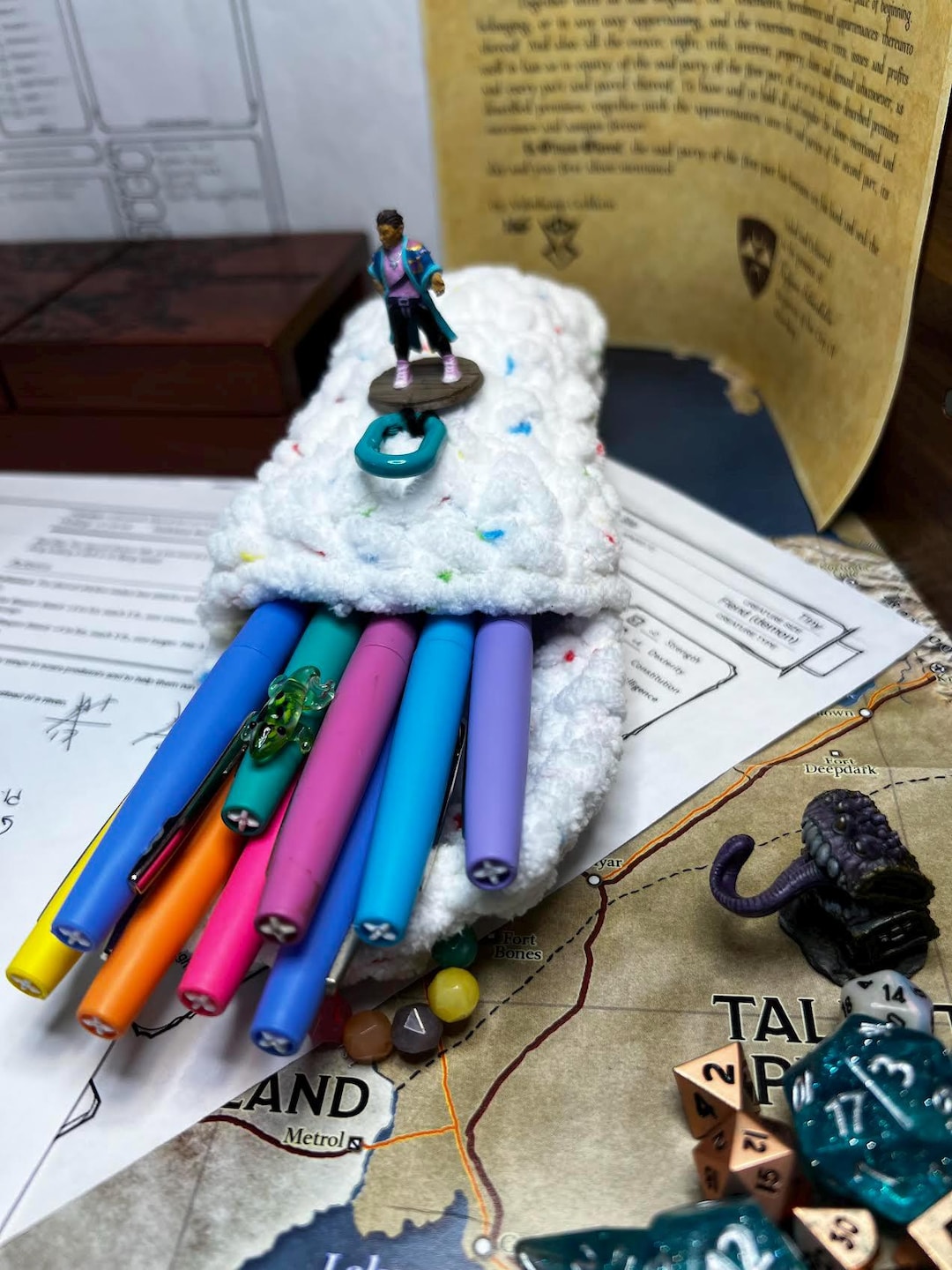 Scribe Sorter, Pencil Pen Marker Holder, Tabletop Gaming Accessory ...