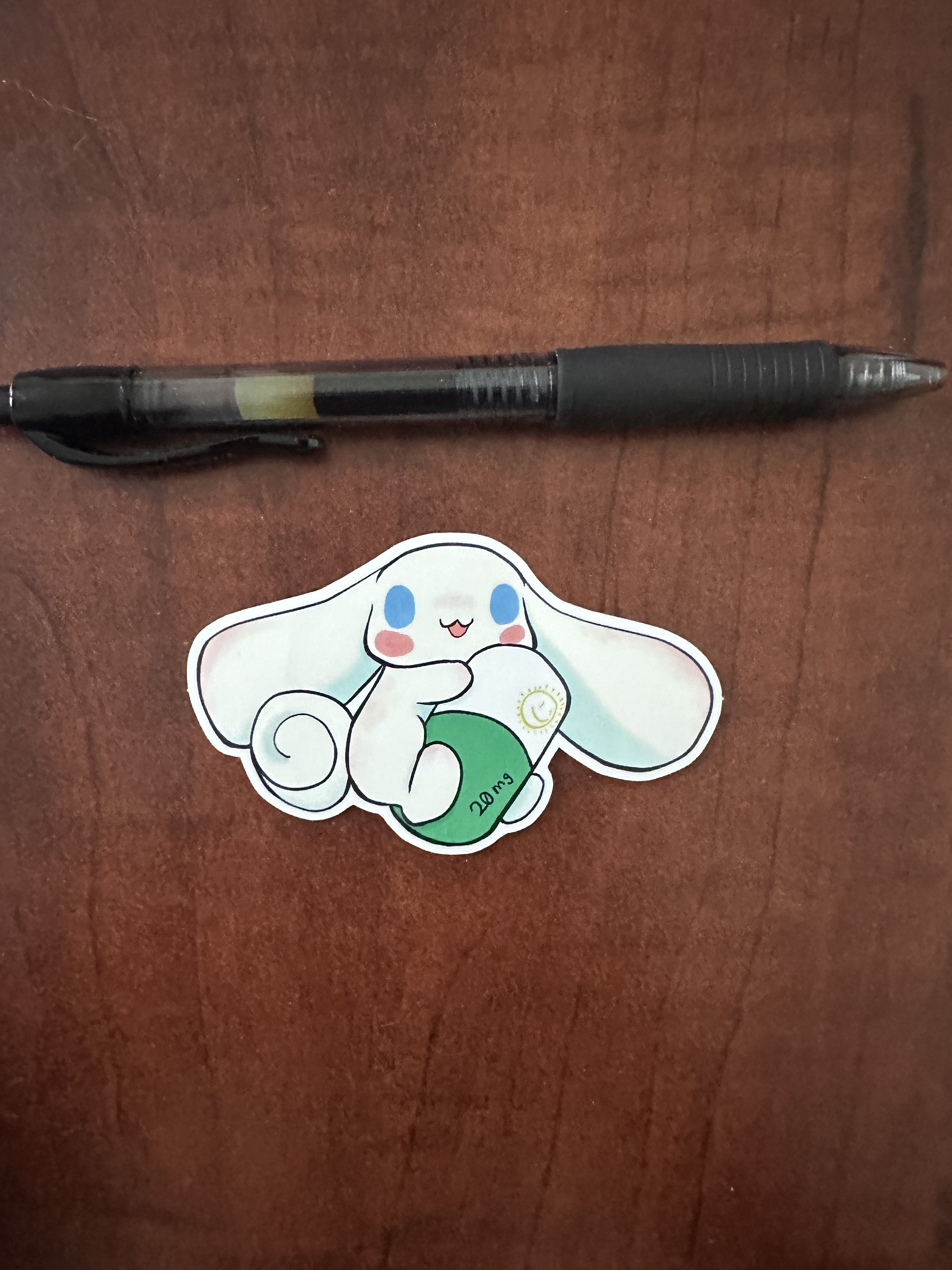 Cinnamoroll Mental Health Sticker - Etsy