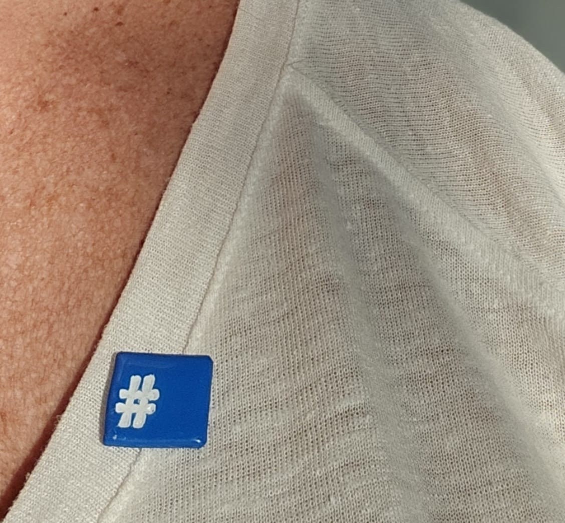 Blue Square Pin, Stand up to Jewish Hate, Antisemitism Pin, Blue Square ...
