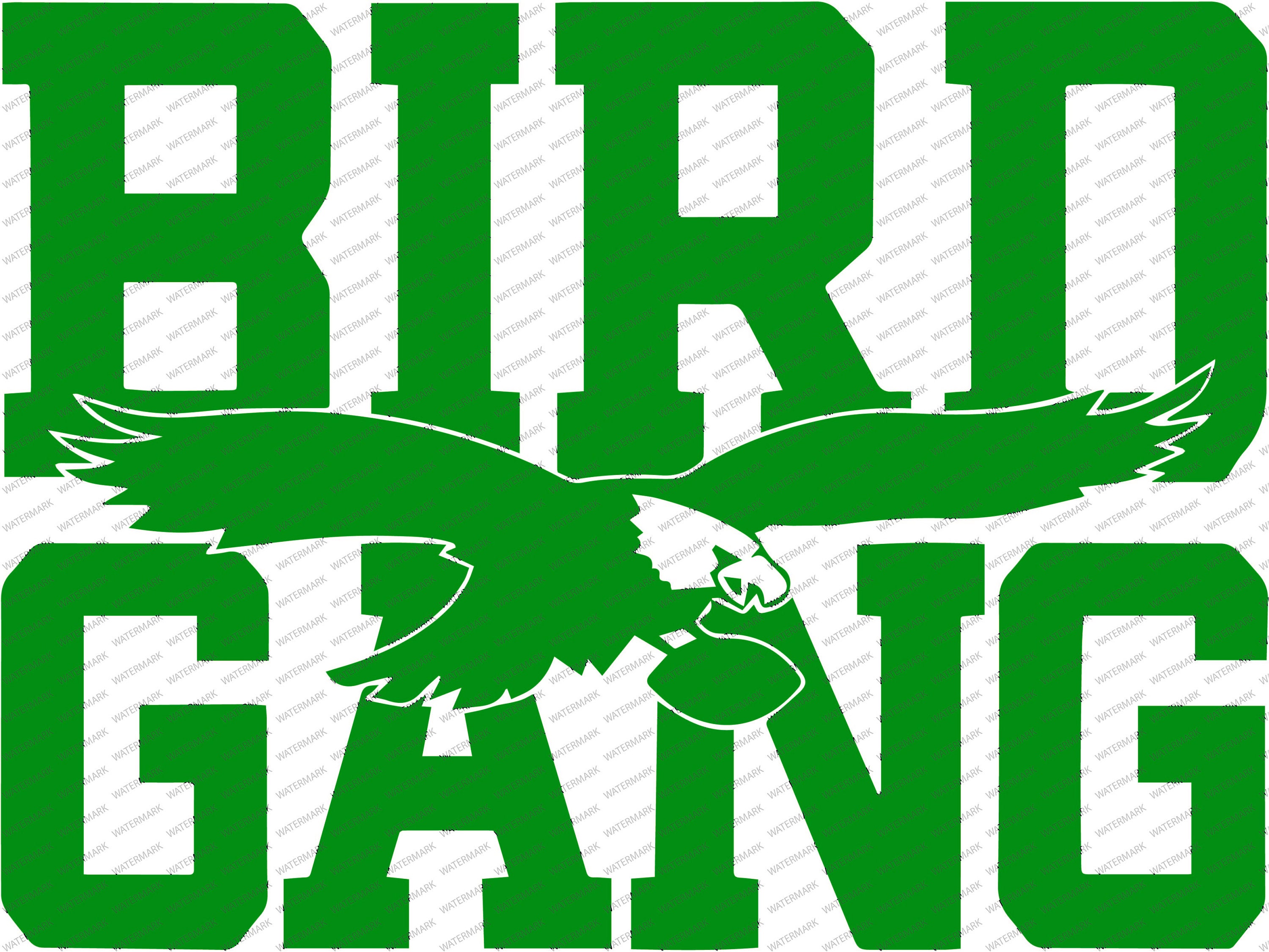 Bird Gang Eagles Downloadable File SVG EPS PDF Illustrator - Etsy