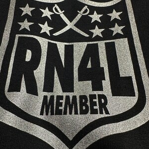 100% RN4L Member Black & Metallic Silver Hoodie LIMITED EDITION Raider ...