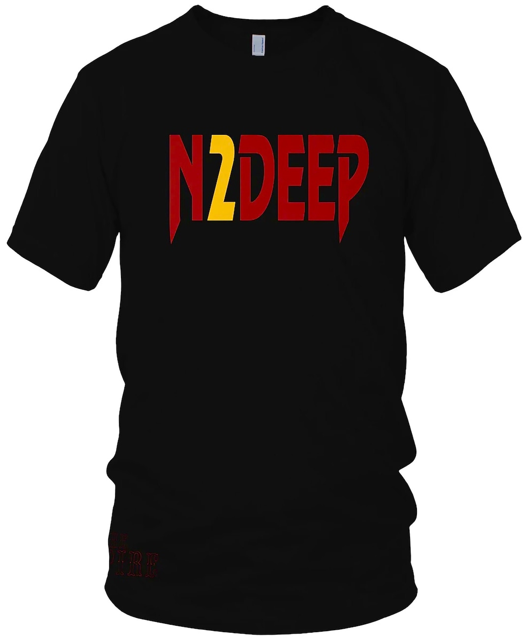 N2DEEP Official Tour Black, Red & Gold T-shirt (new) - Etsy