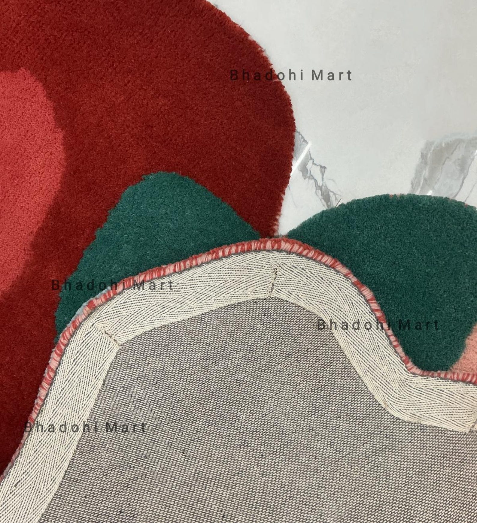 Hand-tufted Wool Area Rug – Modern Abstract Design, Custom Sizes - Etsy