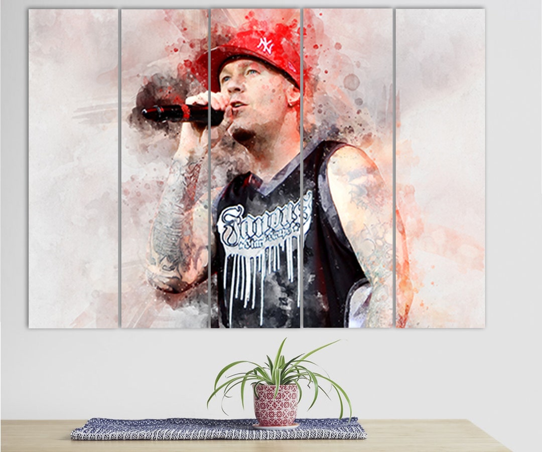Fred Durst Canvas Print, Limp Bizkit Wall Art, Canvas Wall Art, Limp ...