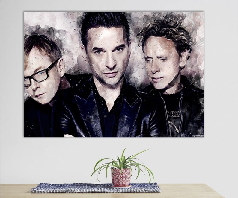 Depeche Mode Canvas Print, Depeche Mode Room Decor, Canvas Wall Art ...