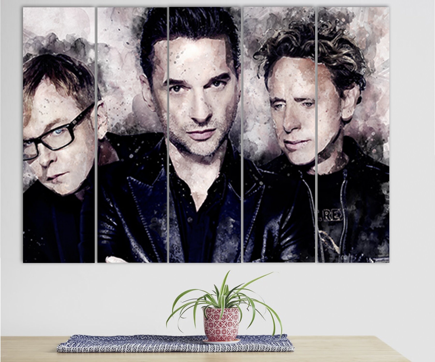 Depeche Mode Canvas Print, Depeche Mode Room Decor, Canvas Wall Art ...
