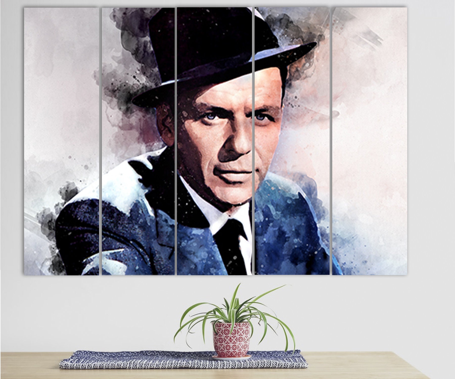 Frank Sinatra Canvas Print, Frank Sinatra Wall Art, Canvas Room Decor ...