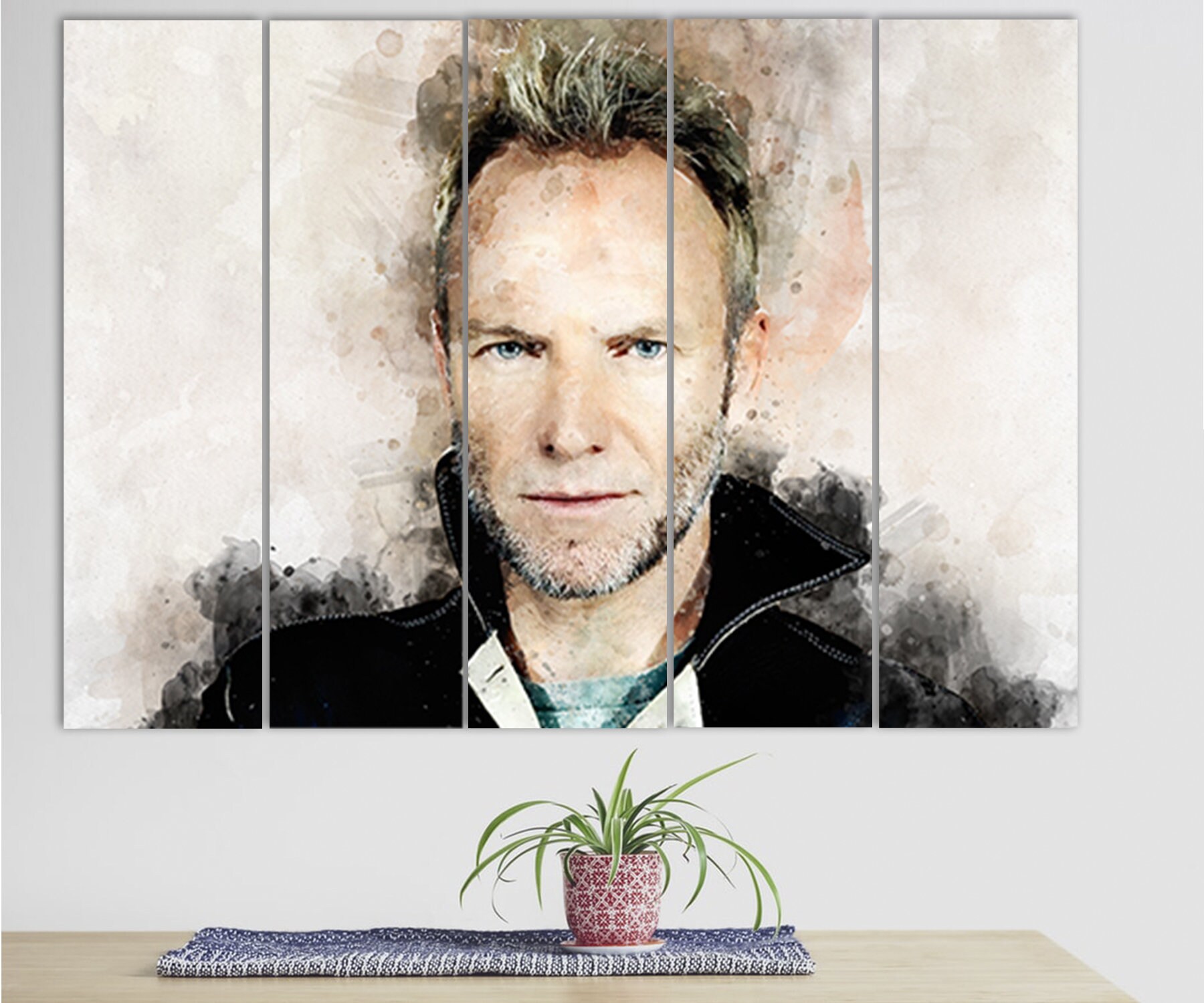 Sting Canvas Print Sting Wall Art Canvas Room Decor Sting | Etsy