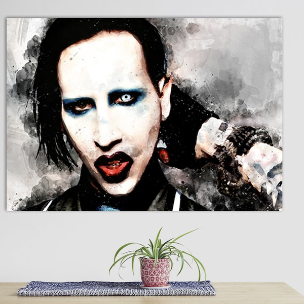 Marilyn Manson Art - Etsy