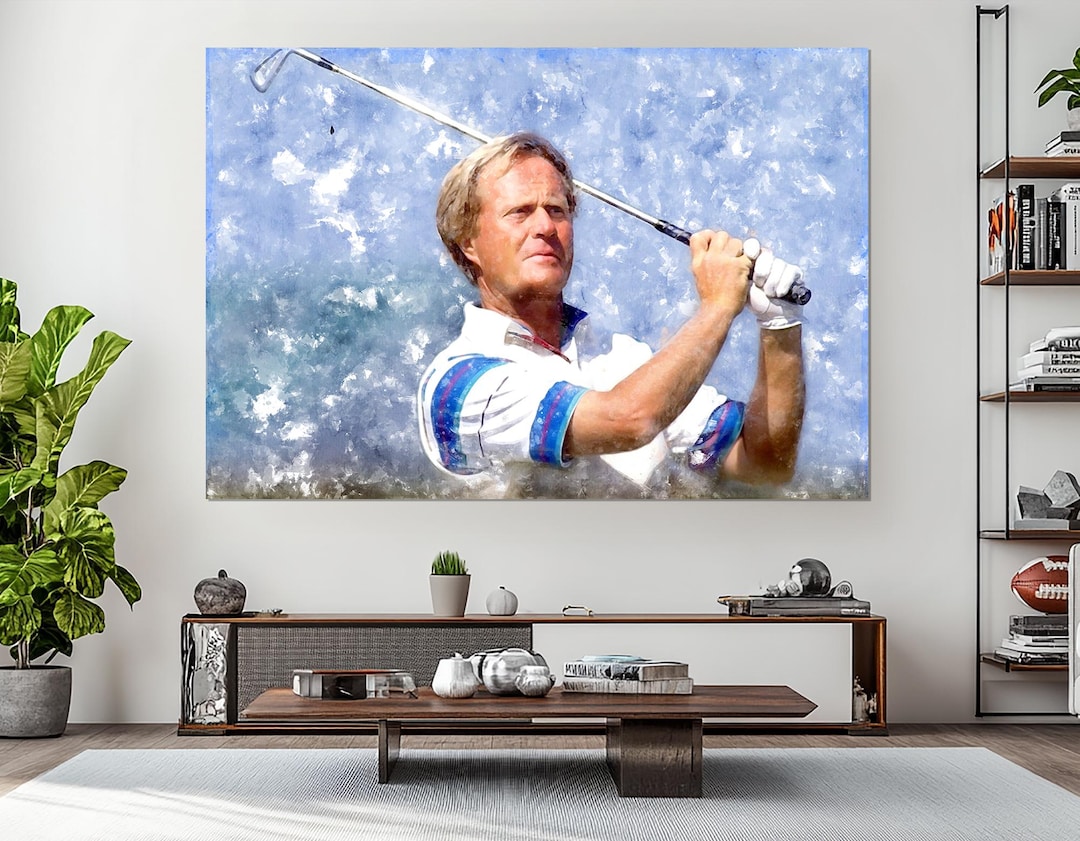 Jack Nicklaus Golf Poster, Canvas Print for Classic Sports Fans, Jack ...