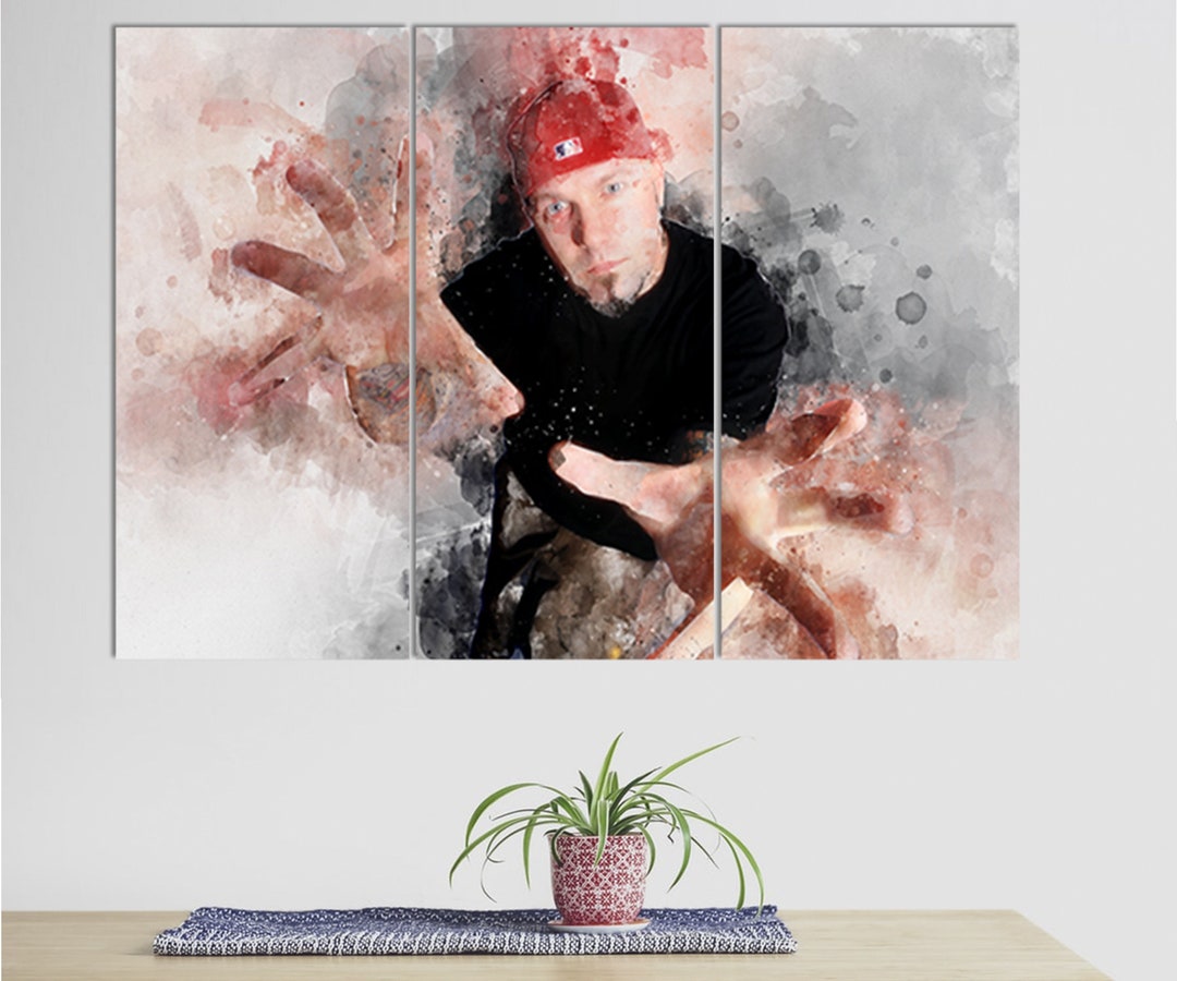 Fred Durst Canvas Print, Limp Bizkit Room Decor, Canvas Wall Art, Limp ...