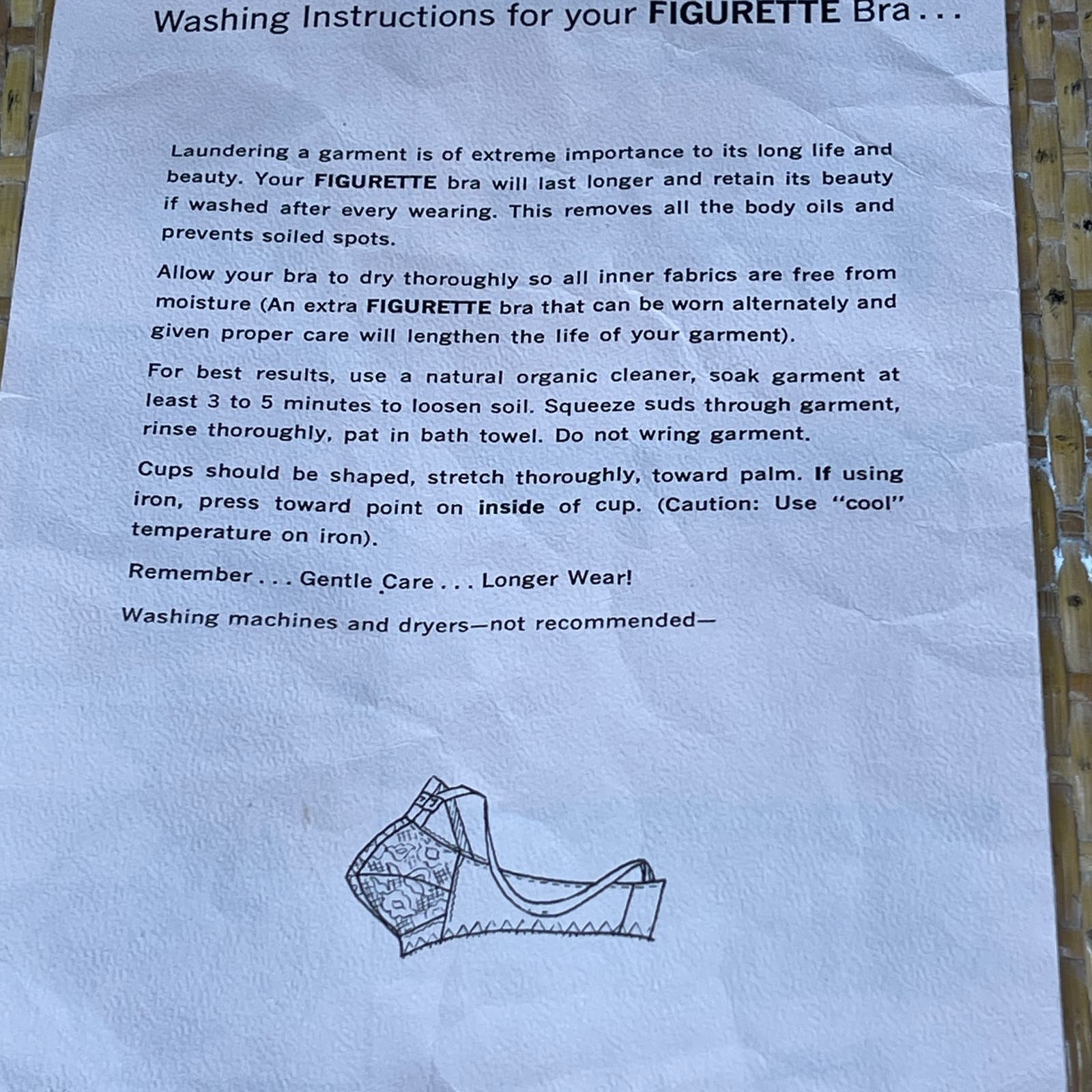 Vintage 60s White Lace Bullet Bra With Embroidered Flower by Figurettes ...