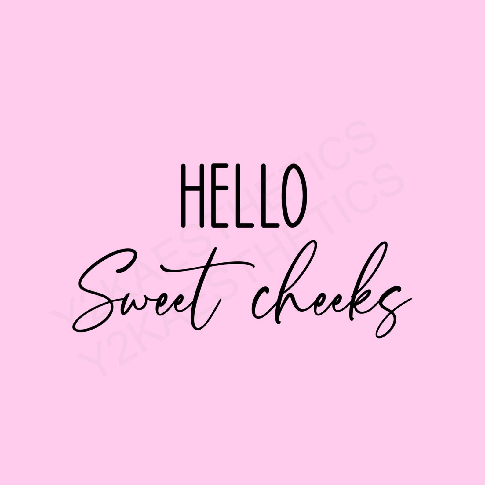 Hello Sweet Cheeks Svg Digital Download - Etsy