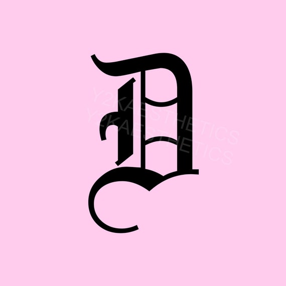 Old English D Detroit D Svg Detroit Digital Download Detroit - Etsy