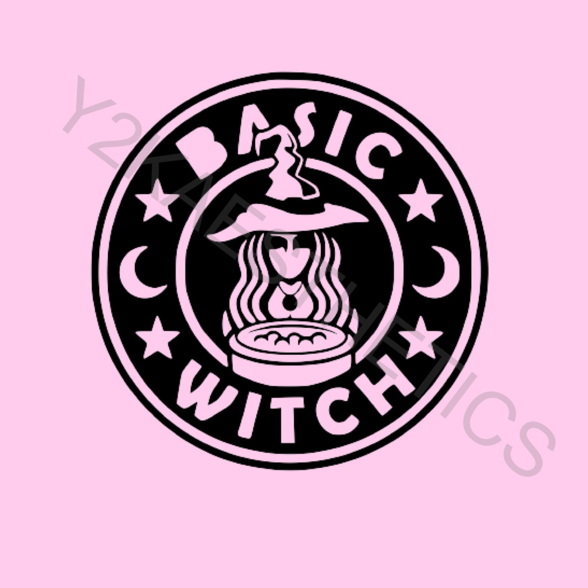 Basic Witch SVG Starbucks SVG Logo SVG Digital Download Print - Etsy Canada