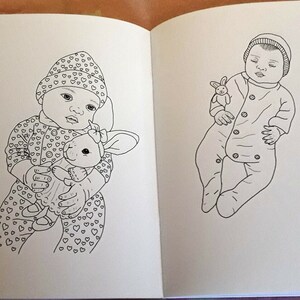 Reborn Baby Doll Colouring Book Ideal Gift Reborn Baby Dolls to Colour ...