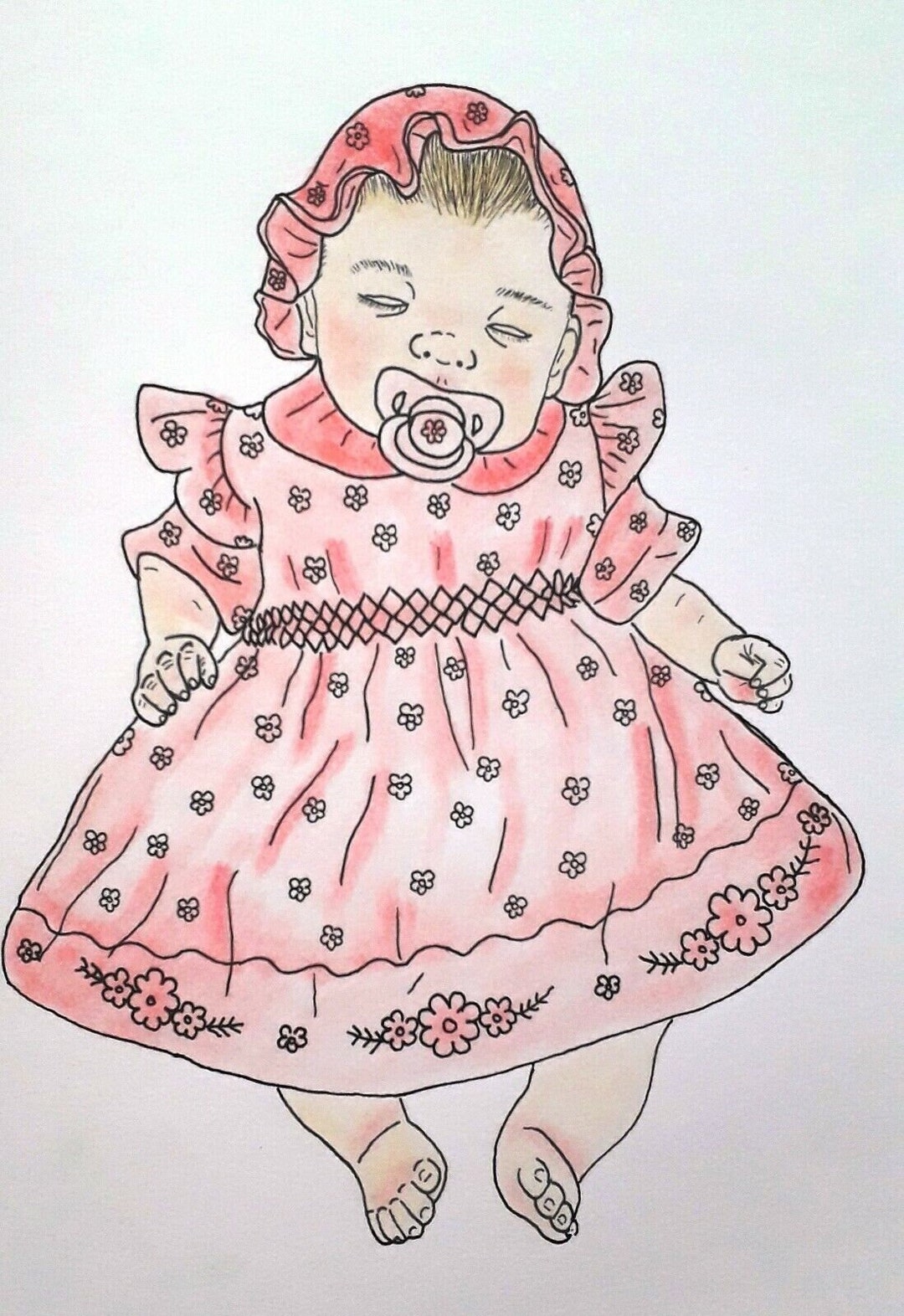 Reborn Baby Doll Colouring Book Ideal Gift Reborn Baby Dolls to Colour ...