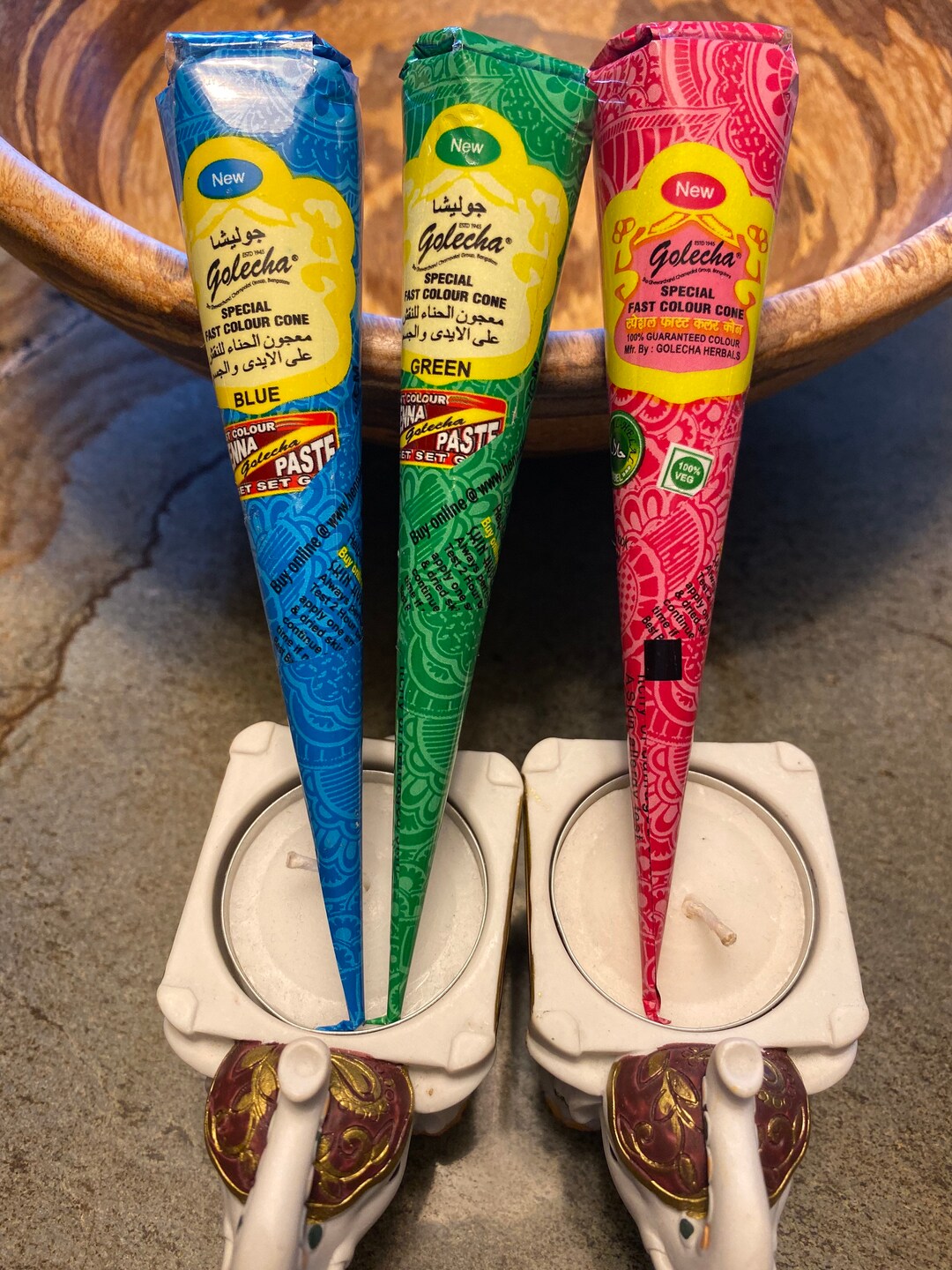 3 X Golecha Special Fast Colour Henna Mehndi Cone - Etsy